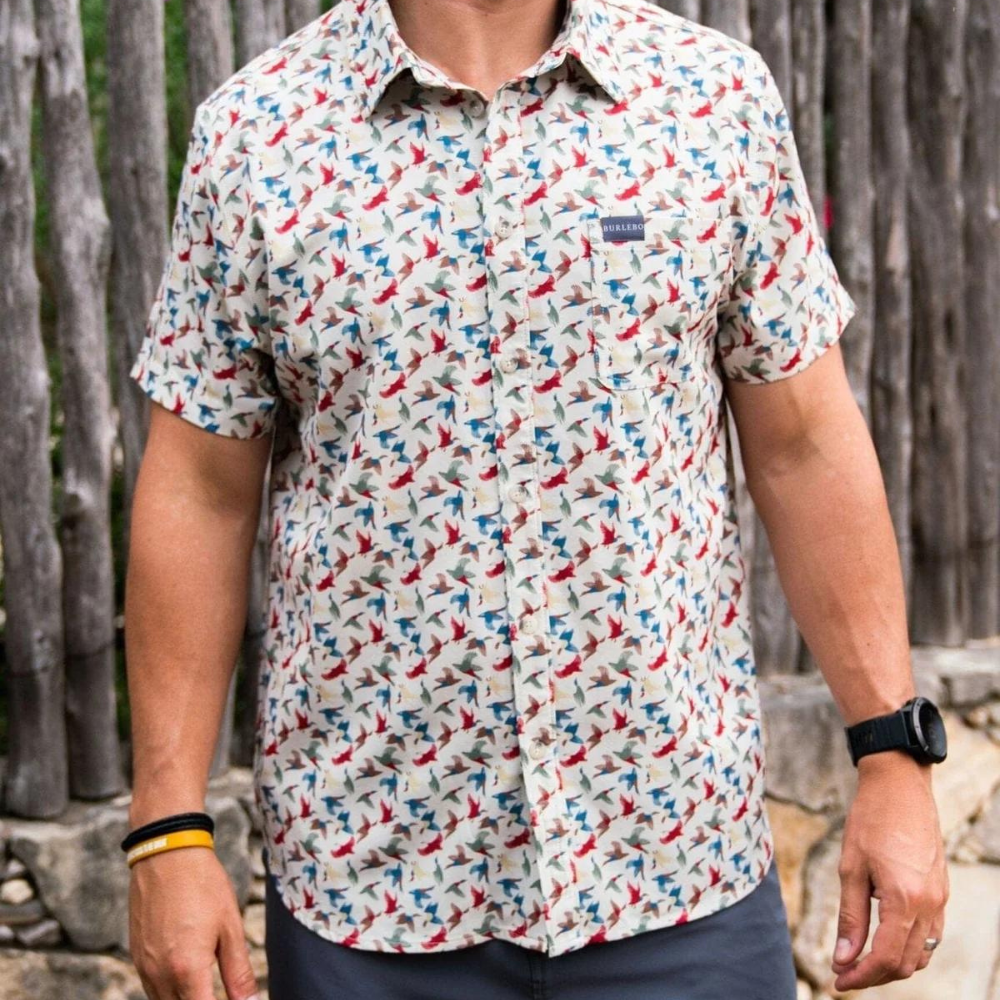 Burlebo Performance Button Up – Bay Flats Lodge Pro Shop